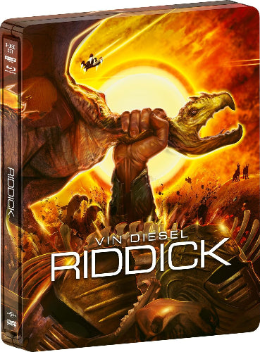 Riddick 4K Steelbook - bluray UHD 4K - Shout Factory – Metaluna Store