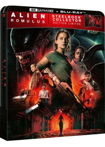 Alien : Romulus 4K Steelbook - bluray UHD 4K - 20th Century Studios/ESC ...