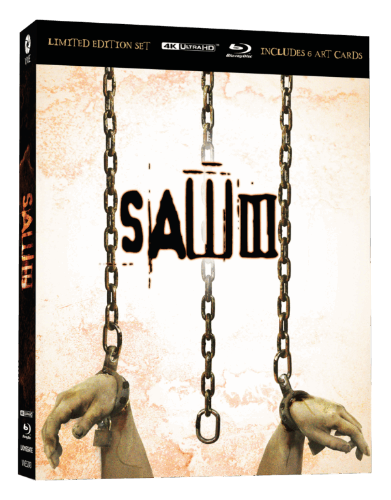 Saw III 4K Limited Edition 3D Lenticular Hardcase - Via Vision ...